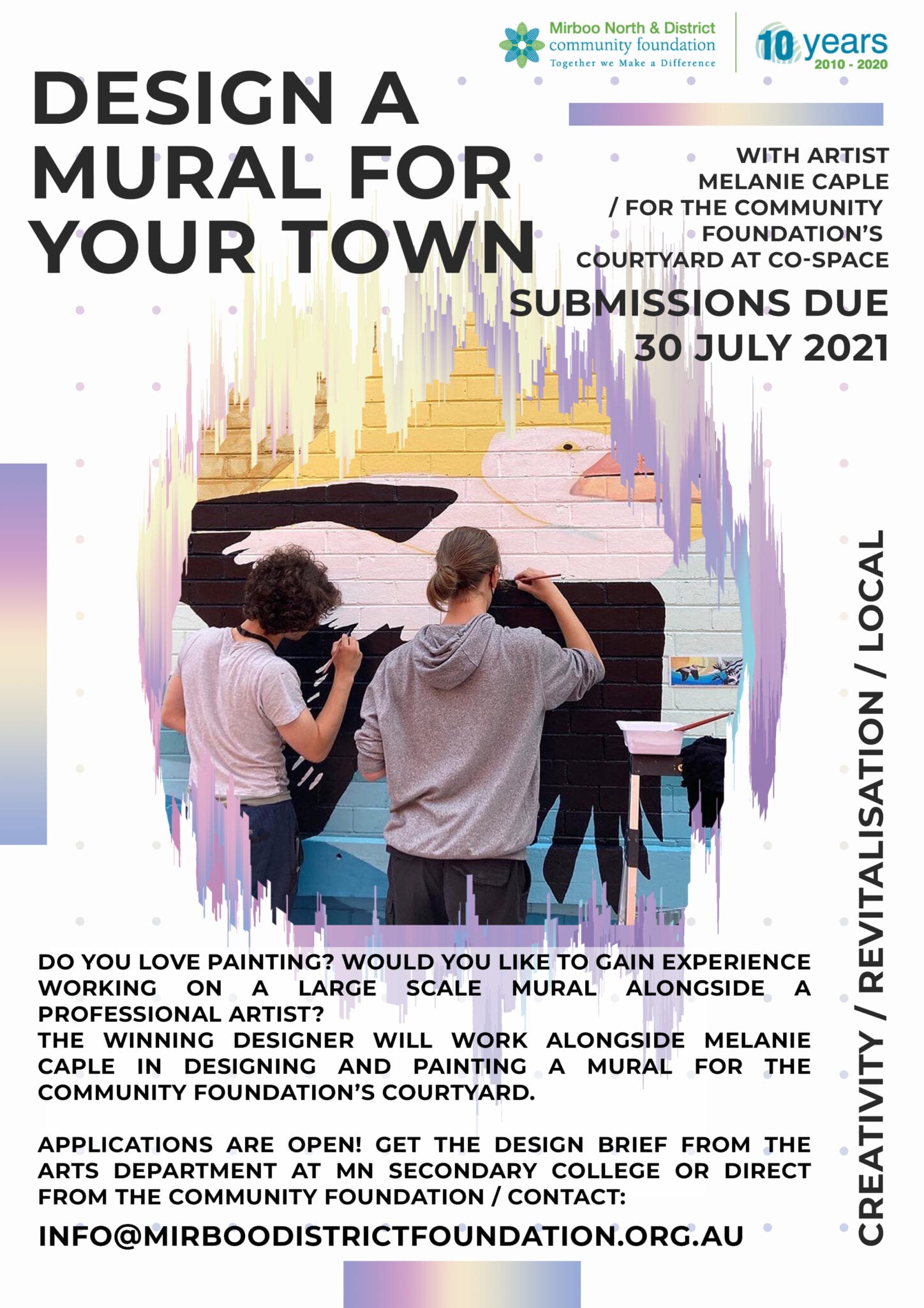 Design a Mural Competition - Mirboo North and District Community Foundation