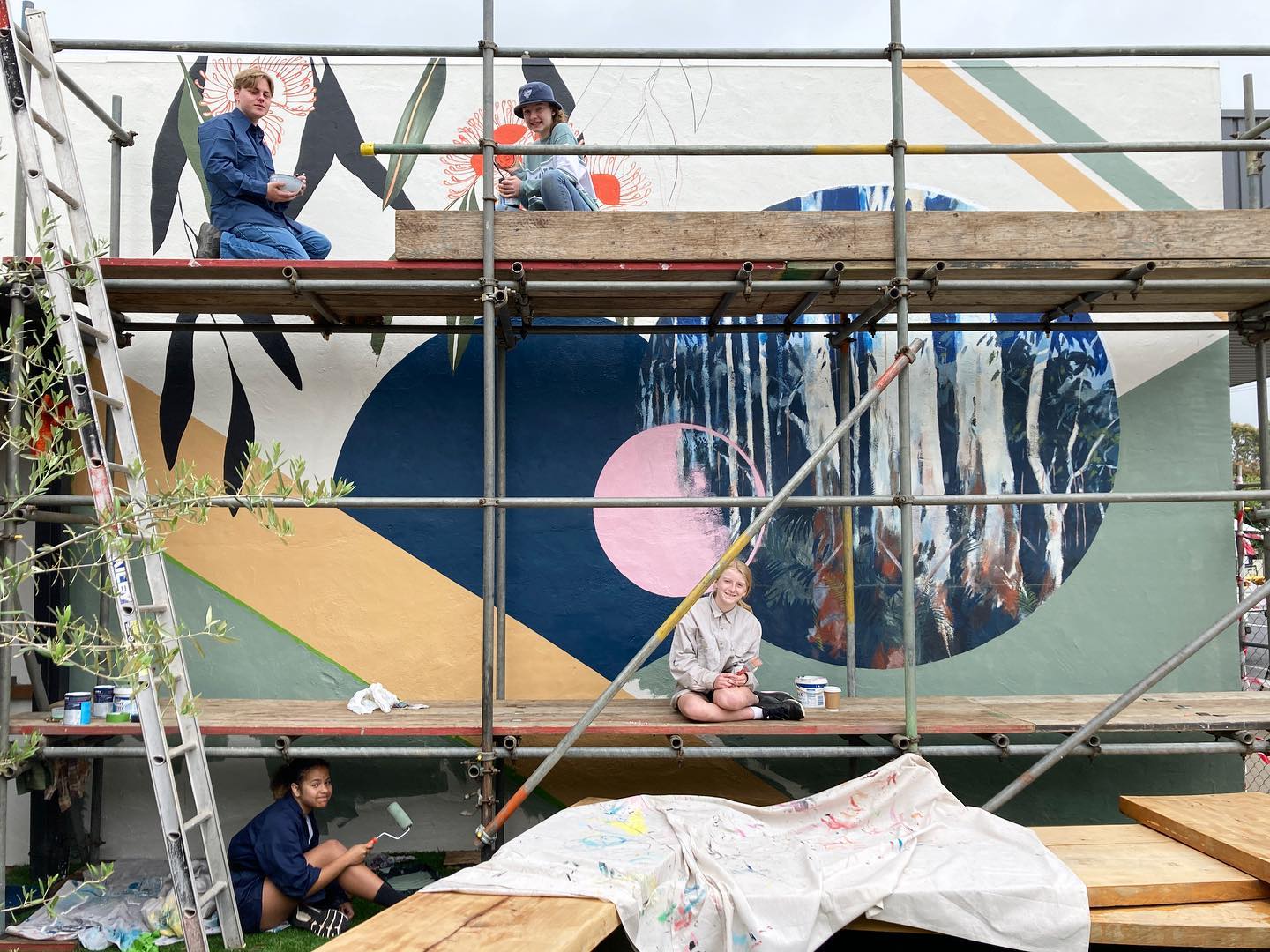 A Colourful and Contemporary Mural at Co-Space - Mirboo North and ...